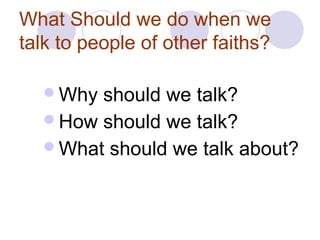 Interfaith Dialogue | PPT