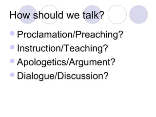 Interfaith Dialogue | PPT