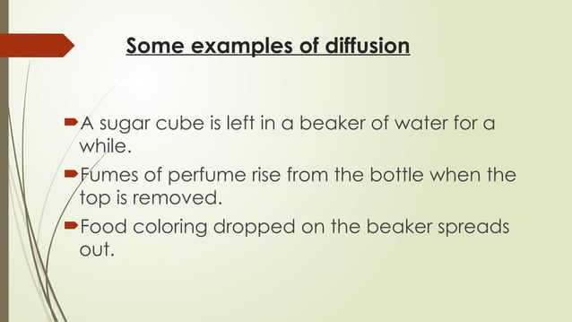 the concept of diffusion and factors affecting it. | PPTX | Chemistry ...