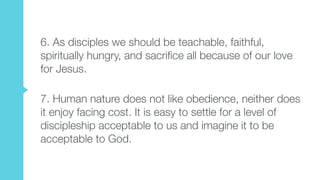 2 Discipleship: the importance and cost | PPT