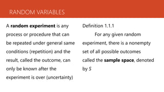 Discrete and Continuous Random Variable | PPTX