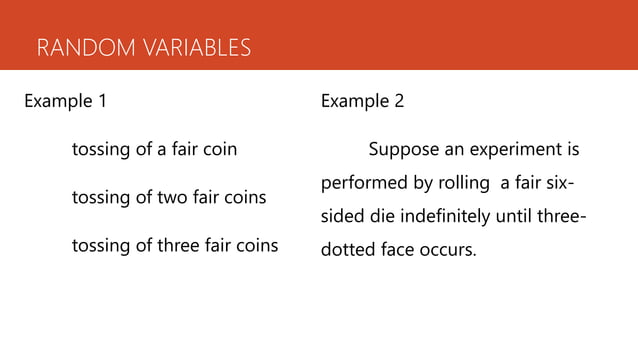 Discrete And Continuous Random Variable Pptx Physics Science