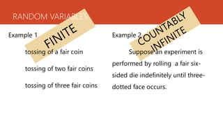 Discrete and Continuous Random Variable | PPTX