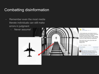 Disinformation and Deepfakes: The Urgent Need for Visual Literacy | PPTX