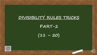 2 DIVISIBILITY RULE PART-2.pptx