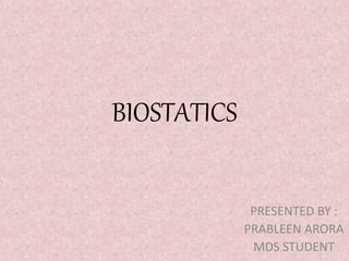 Biostatics | PPTX