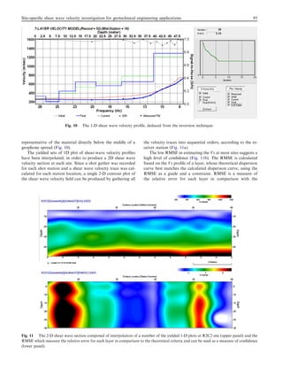 2D MASW ANALYSIS FOR GEOTECHNICAL ENGINEERING | PDF
