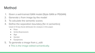 Paper reading _interpreting_the_latent_space_of_ga_ns_for_semantic_face_editing | PPT