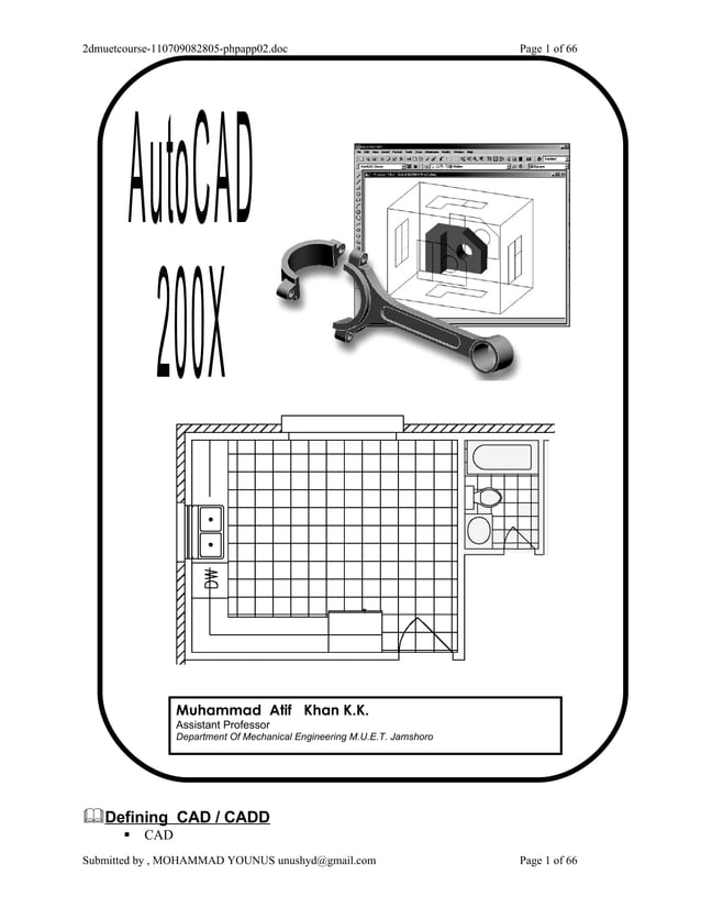 2D CAD worksheet | PDF