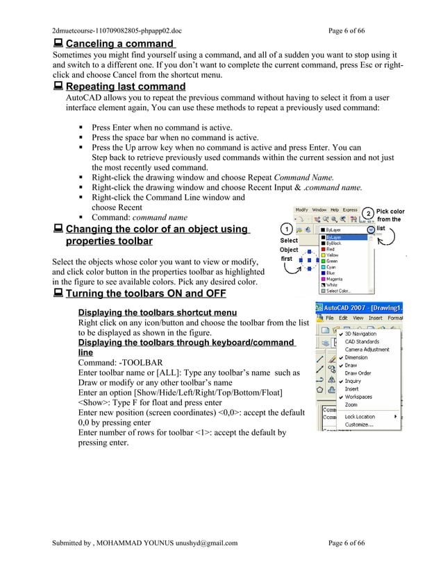 2D CAD worksheet | PDF