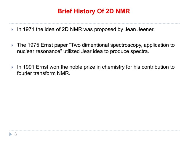 2 d nmr | PPT