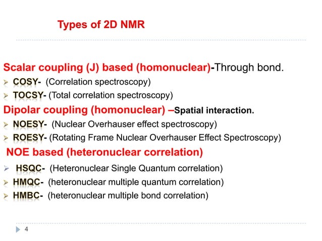 2 d nmr | PPT