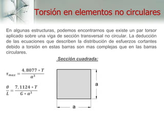 TORSION MECANICA | PPTX