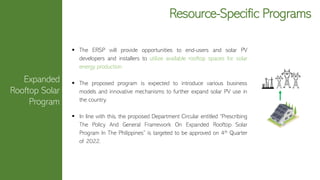 National Renewable Energy Program (NREP) 2020-2040 and sector updates ...