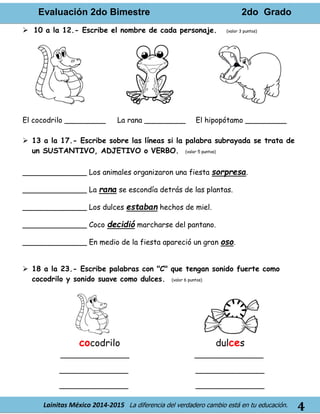 2do grado bloque 2 (2014-2015) | PDF