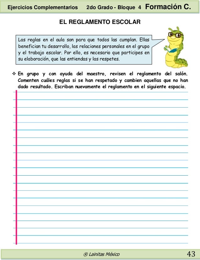 2do grado bloque 4 - ejercicios complementarios