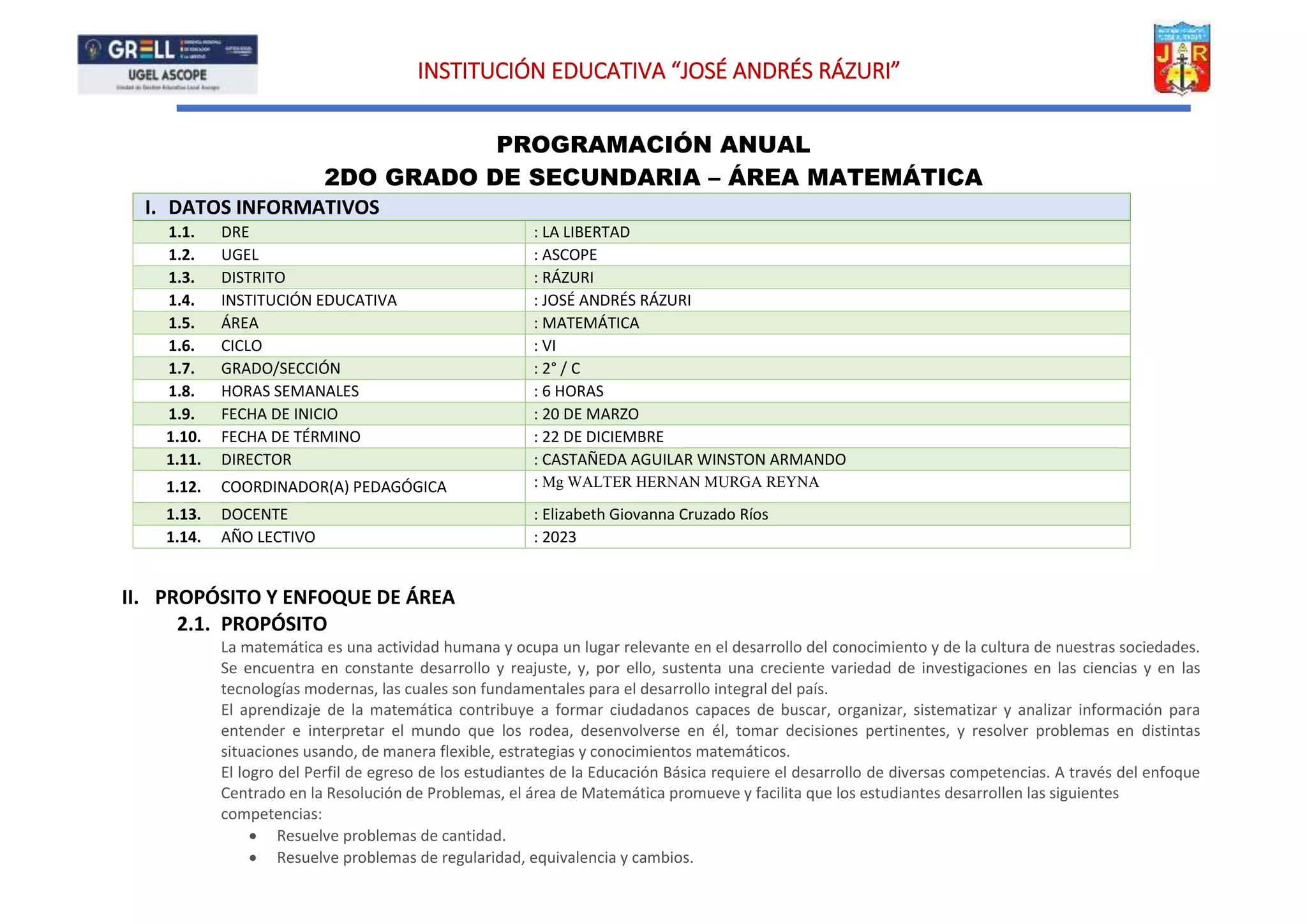 2do grado PROGRAMACIÓN ANUAL JAR 2023.docx