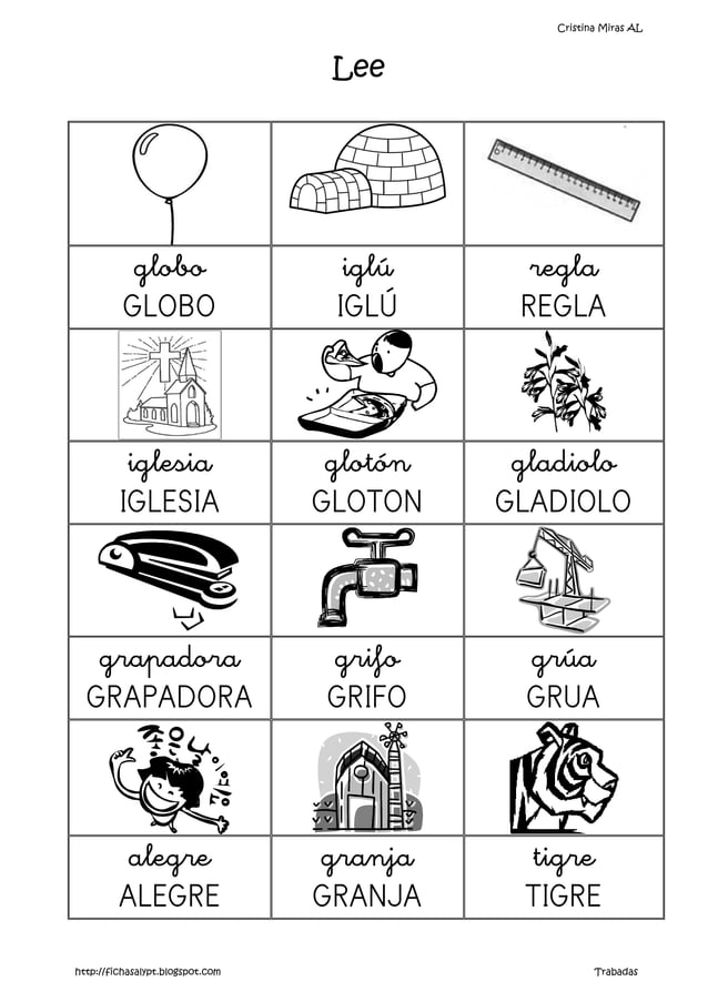 2do grupos consonanticos