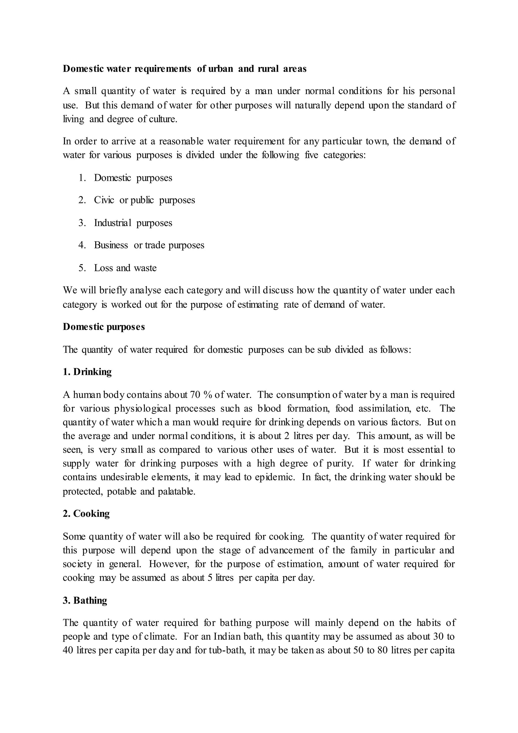 2 domestic water requirements | DOCX