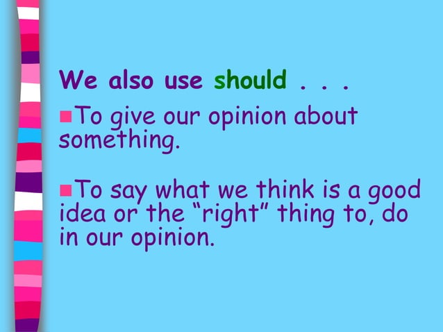 2 do should shouldnt | PPT