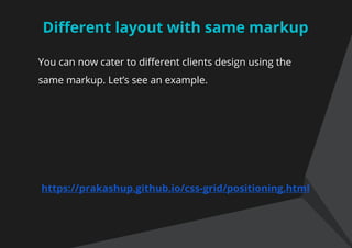 2D Page Layout | PPTX | Web Design and HTML | Internet