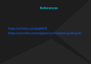 2D Page Layout | PPTX | Web Design and HTML | Internet
