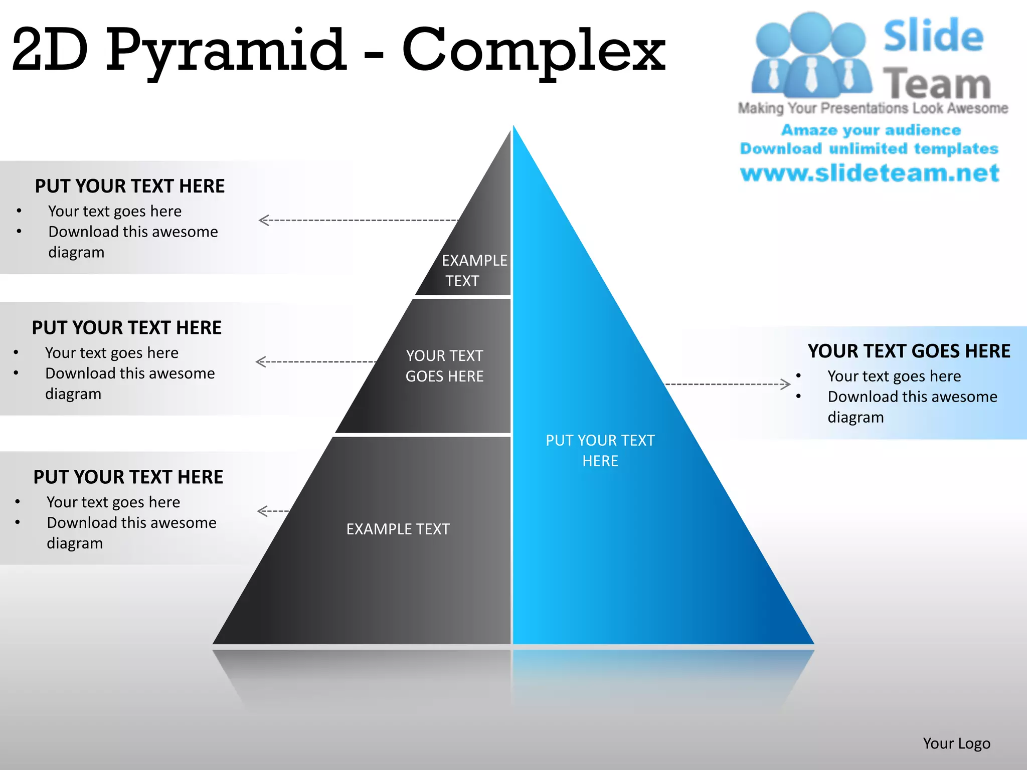2d pyramid complex powerpoint presentation slides ppt templates | PDF