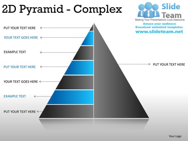 2d pyramid complex powerpoint presentation slides ppt templates | PDF