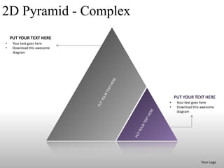 2d pyramid powerpoint presentation templates and slides | PPTX