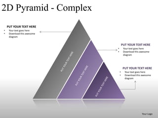 2d pyramid powerpoint presentation templates and slides | PPTX