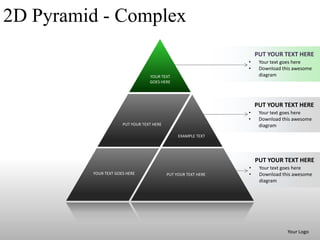 2d pyramid powerpoint presentation templates and slides | PPTX