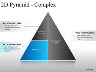2d pyramid powerpoint presentation templates and slides | PPTX