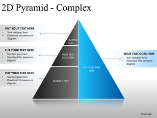 2d pyramid powerpoint presentation templates and slides | PPTX