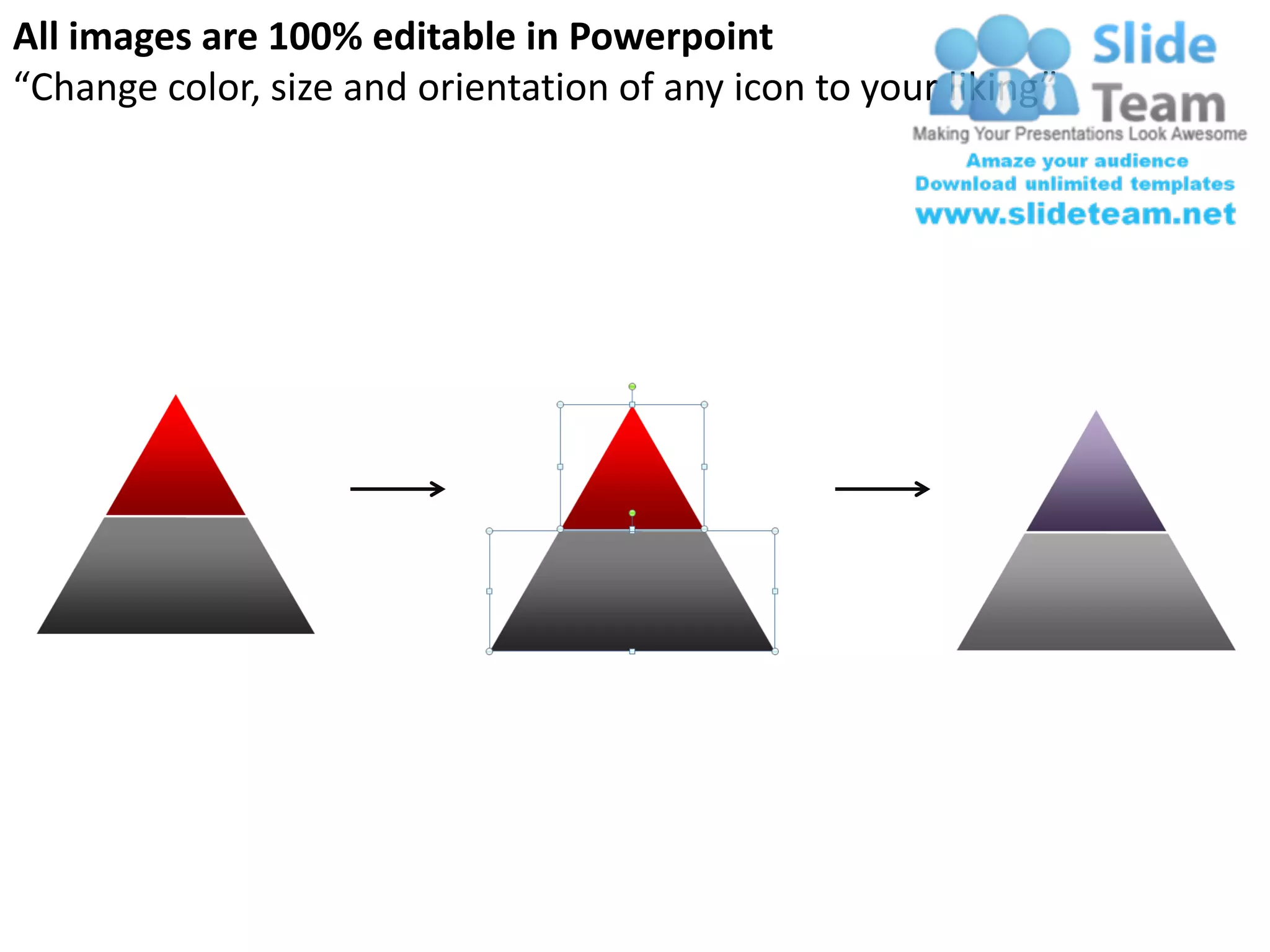 2d pyramid simple powerpoint presentation slides ppt templates | PDF