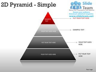 2d pyramid simple powerpoint presentation slides ppt templates | PDF