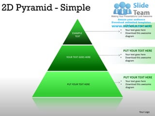 2d pyramid simple powerpoint presentation slides ppt templates | PDF