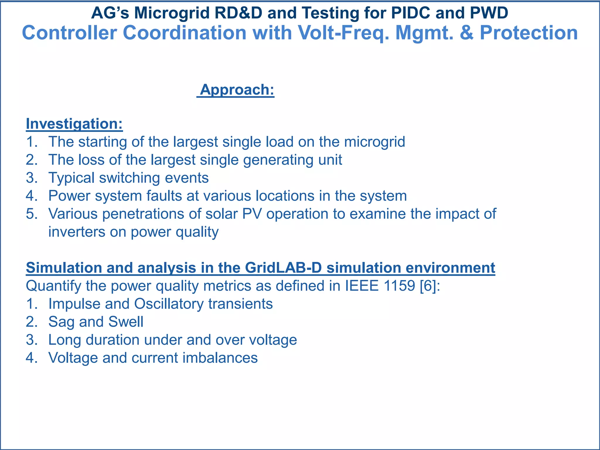 7.2_Microgrid Controller Coordination_Kumar_EPRI/SNL Microgrid Symposium | PPTX
