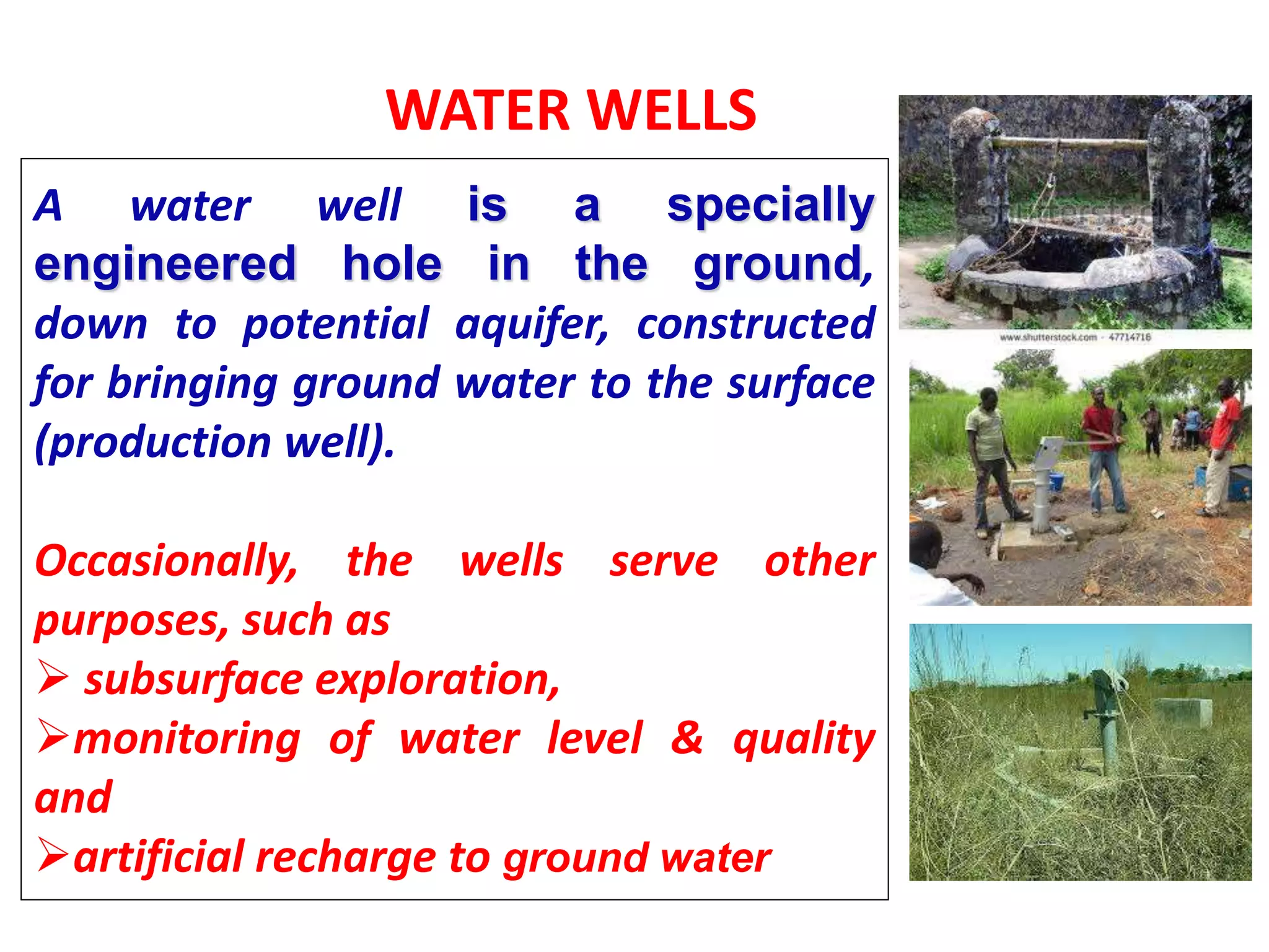 Water, Wells and Pumps | PPTX