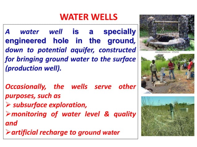 Water, Wells and Pumps | PPTX | Geology | Science