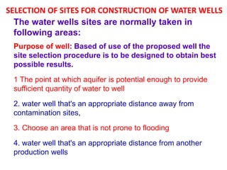 Water, Wells and Pumps | PPTX