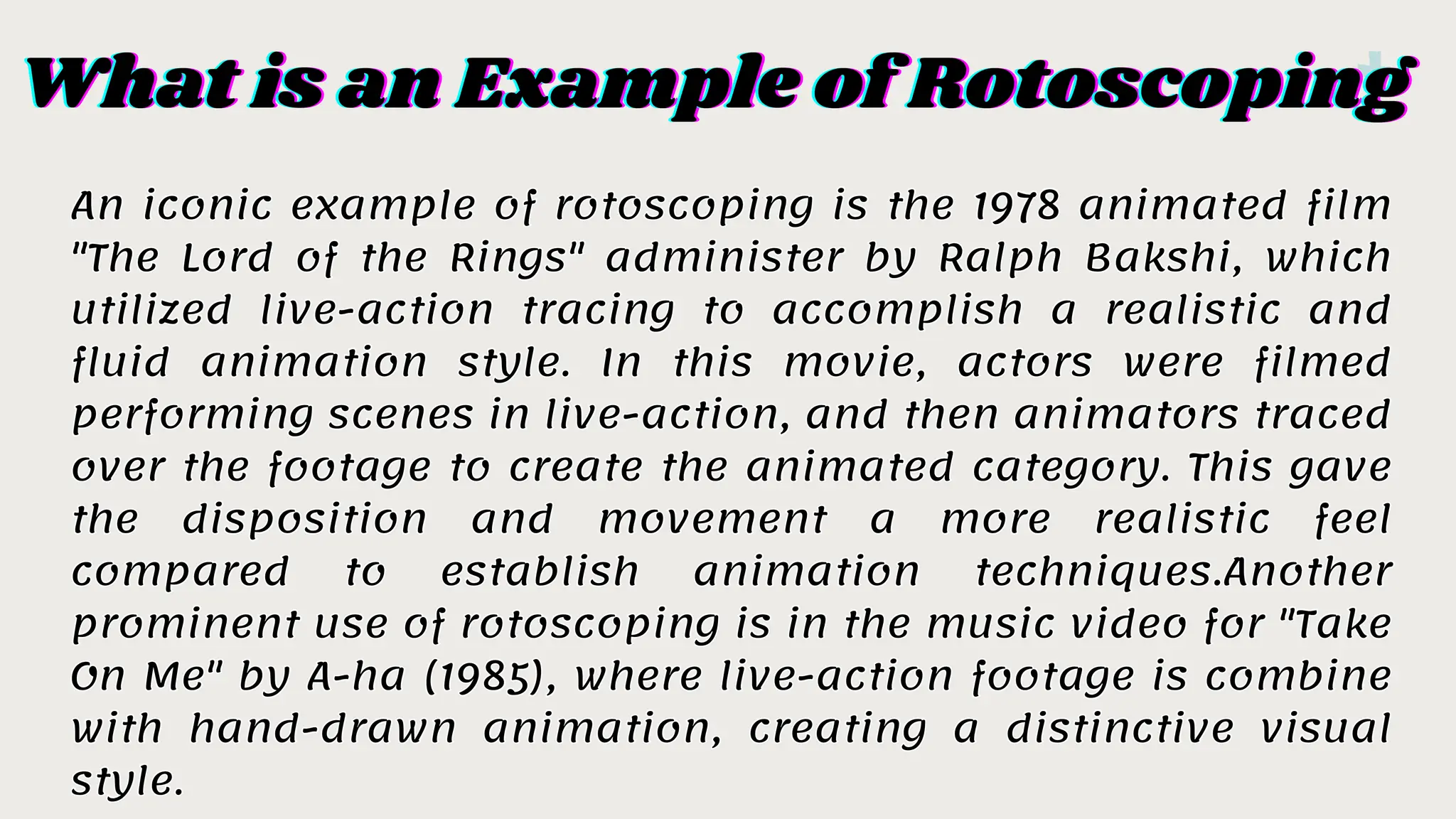 What is rotoscoping in 2D animation : Complete Guide | PDF