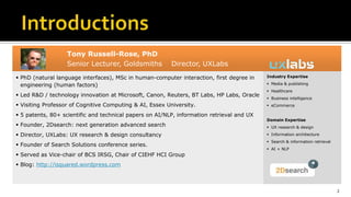 Visual approaches to patent retrieval | PPTX