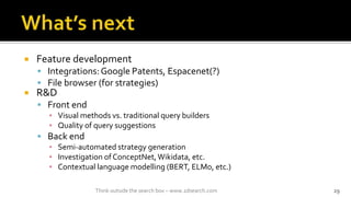 Visual approaches to patent retrieval | PPTX