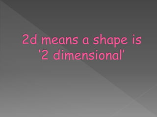 2 d shape powerpoint | PPTX