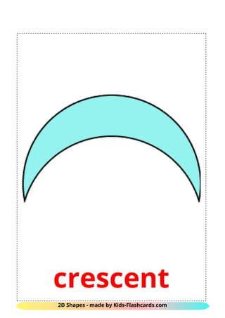 Crescent Shape For Preschool
