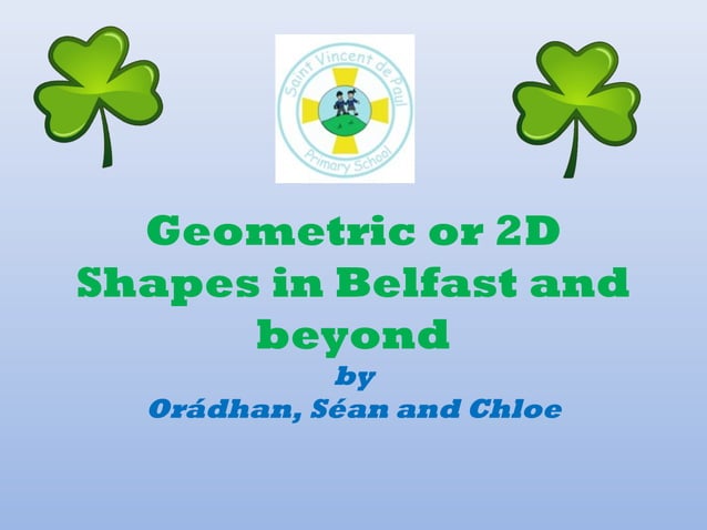 2 d shapes in irish life | PPT