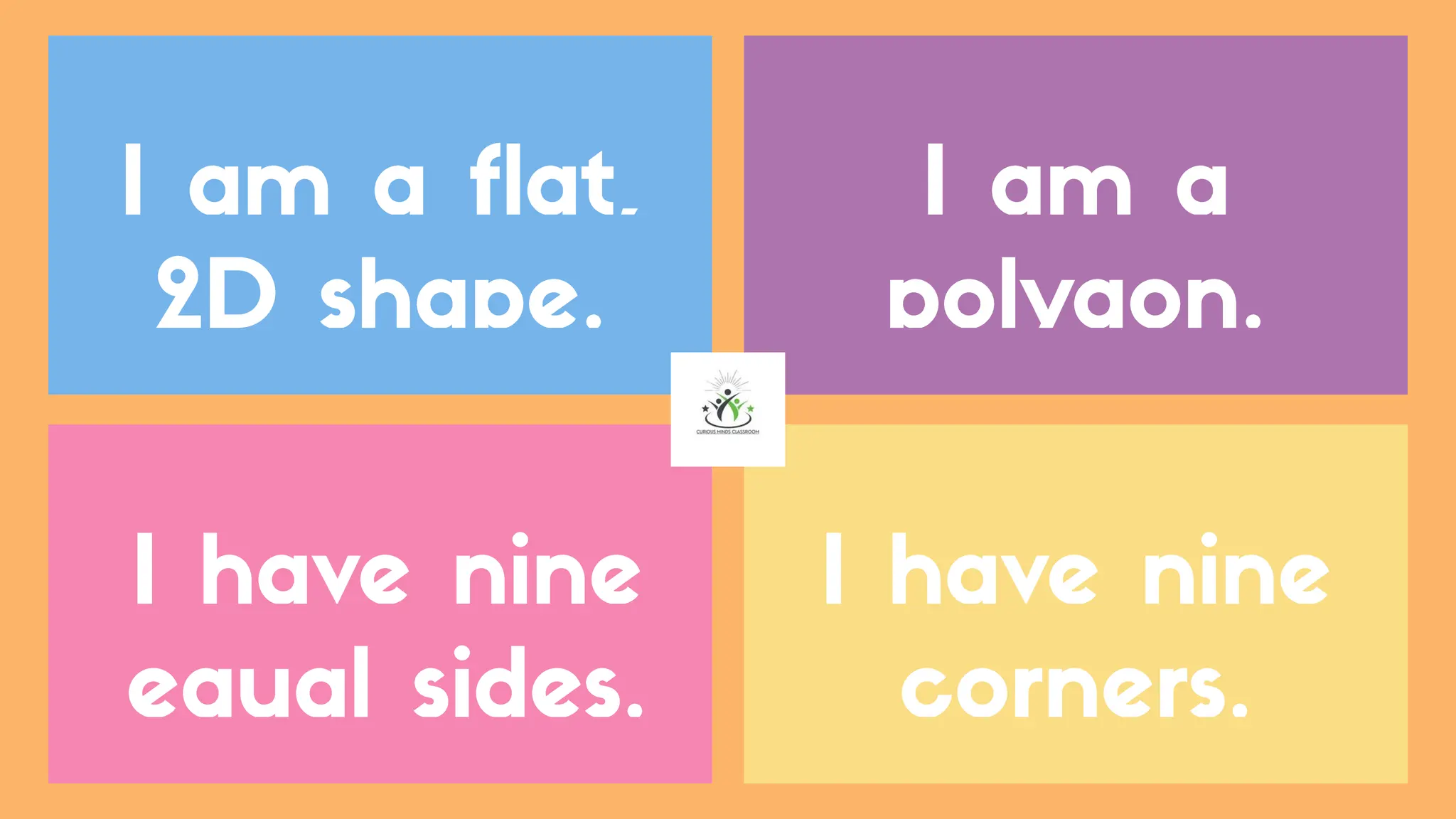 2D Shapes Properties Mathematics Quiz Presentation in Colorful Bold ...