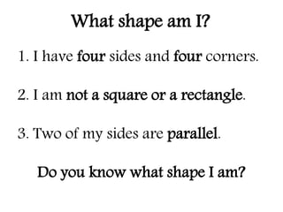 2D shape who am I? | PPTX