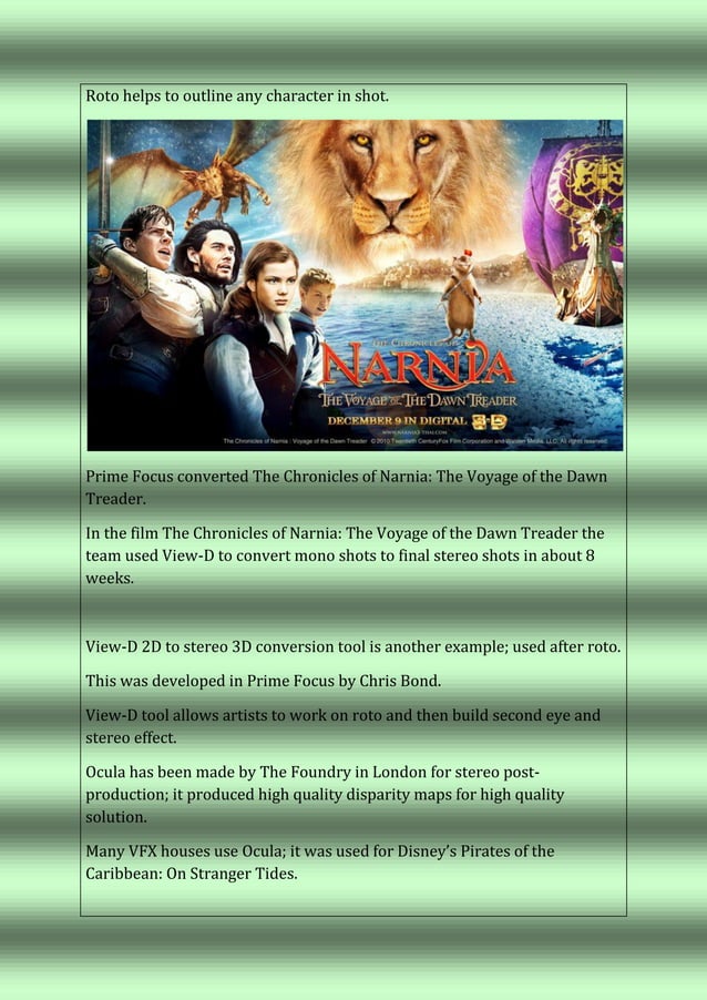 2D to 3D Conversion With Stereoscopic 3D | PDF | 3-D Graphics ...