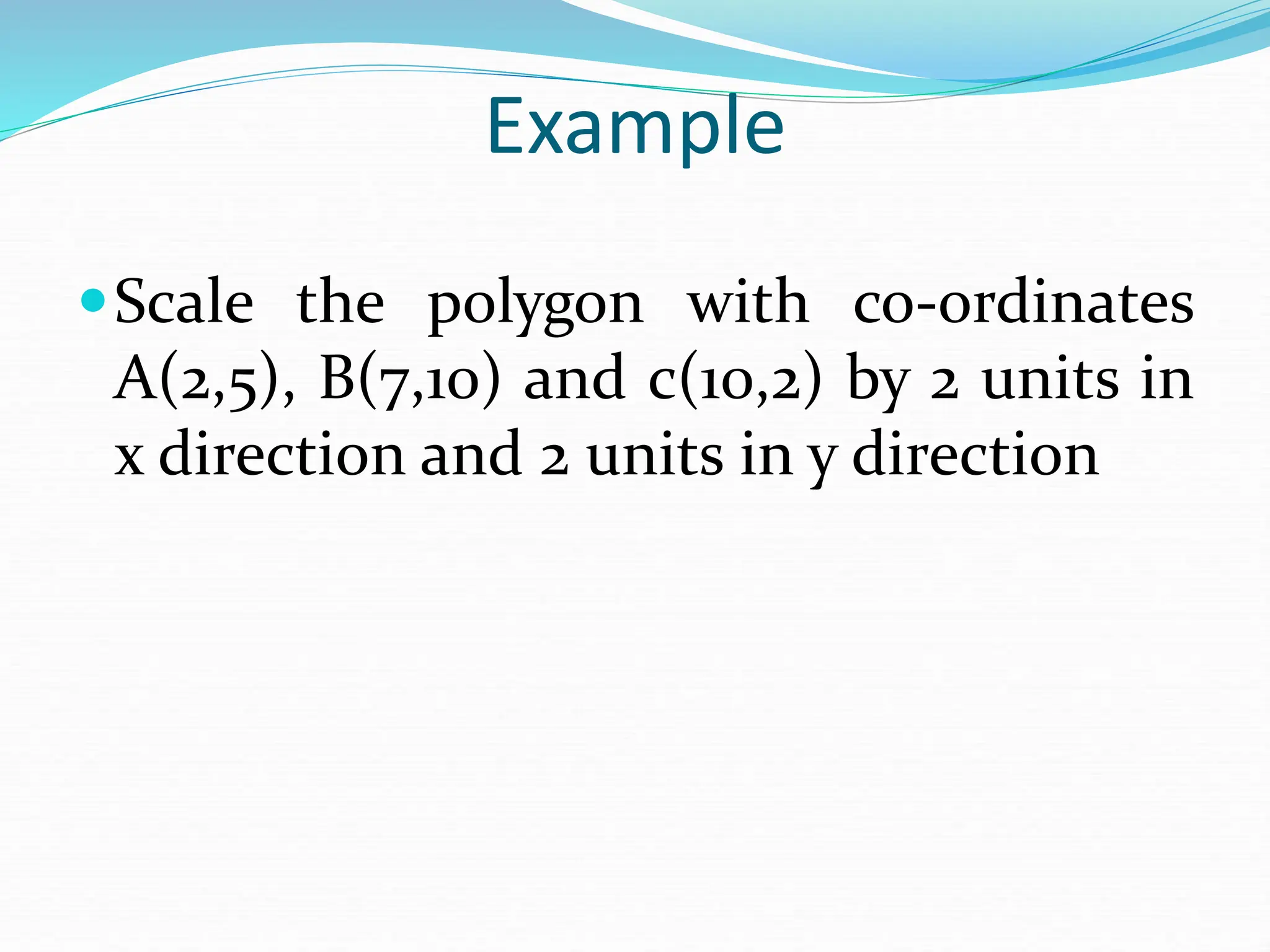 2D_transformatiomcomputer graphics 2d translation, rotation and scaling ...